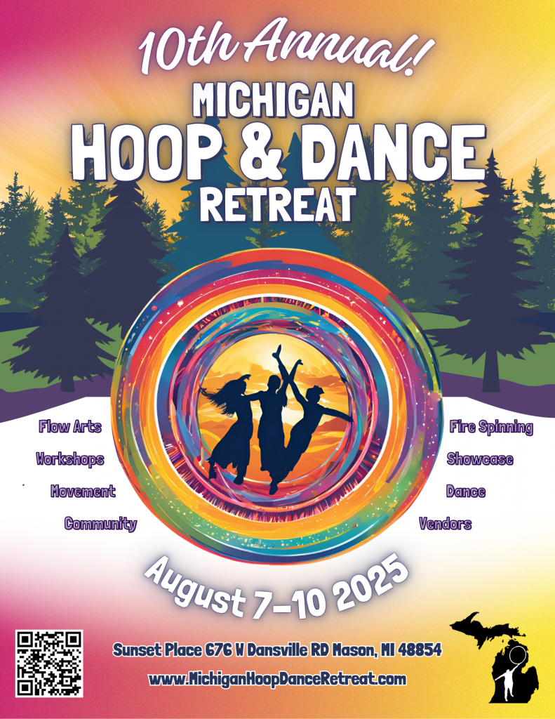 MHDR 3-Day Pass - 2025 - Michigan Hoop Dance Retreat